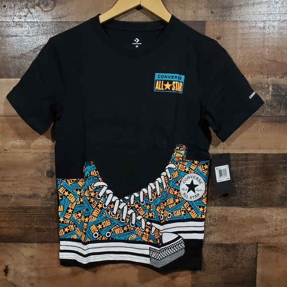Converse | Shirts & Tops | Converse Nwt Oversized Sneaker Graphic ...